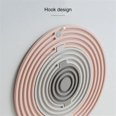 3 In 1 원형 실리콘 단열 패드 고온 방지 다기능 식기 패드 조합 냄비 패드 코스터 F5