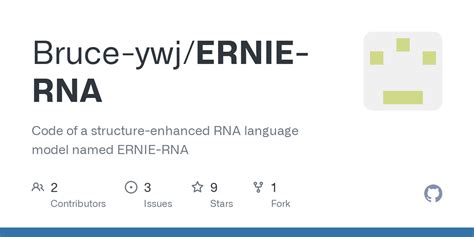 GitHub Bruce Ywj ERNIE RNA Code Of A Structure Enhanced RNA Language