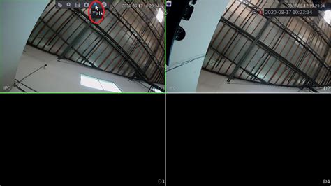 diamond recorder configuring audio and two way talk local gui