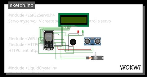 Sonar Wokwi Esp32 Stm32 Arduino Simulator