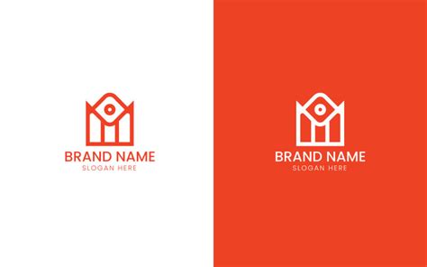 Letter M Architecture Logo 08 262 438841 Templatemonster