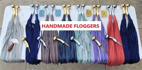 Floggers Leather Floggers Impact Play Floggers Handmade Floggers