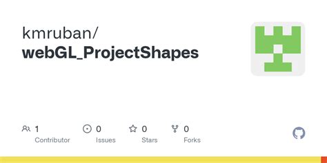 GitHub Kmruban WebGL ProjectShapes