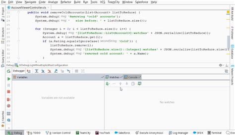 Deep Dive Into Debugging Apex And Visualforce Code With New Force Ide