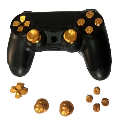 Aluminum Metal Joystick Button For Ps4 Controller Set Bullet Action Mod