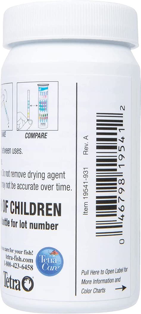 Tetra Easystrips Ammonia Aquarium Test Strips 100 Strips