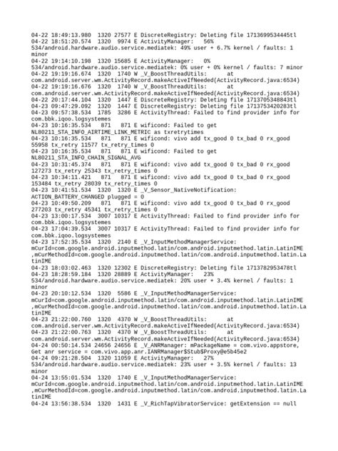 Log Pdf Computer File Kernel Operating System