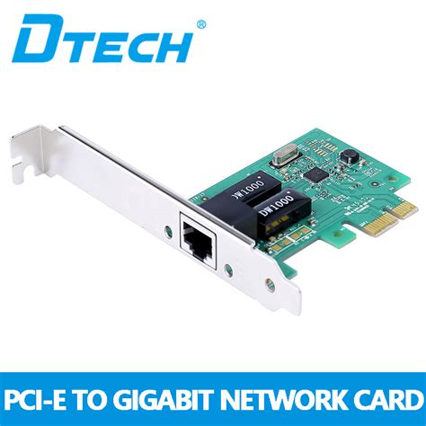 Dtech Pci Network Card Gigabit To High Speed Transmission Computer Rtl8111e Chip Shopee Malaysia