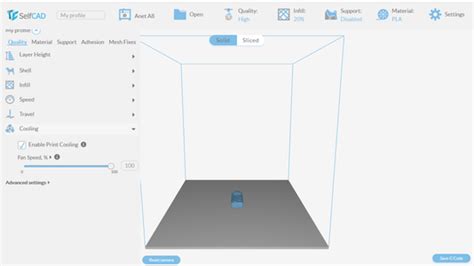 3 2 3d printing settings learn selfcad 20 steps instructables