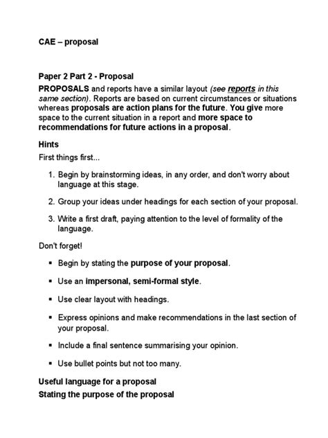 Cae Proposal Expressions And Samples Survey Methodology Educational