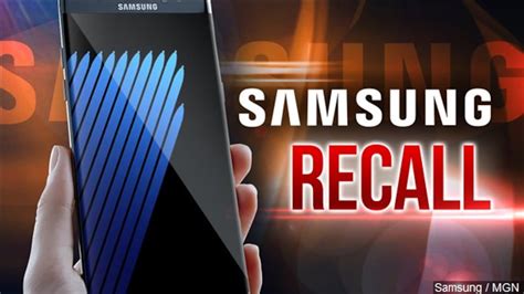 Samsung Galaxy Note 7 Recalled In Us