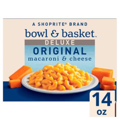 Bowl And Basket Deluxe Original Macaroni And Cheese 14 Oz Shoprite