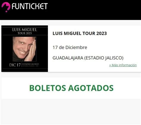 Luis Miguel En Guadalajara Preventa Boletos Y Mapa Del Estadio Para