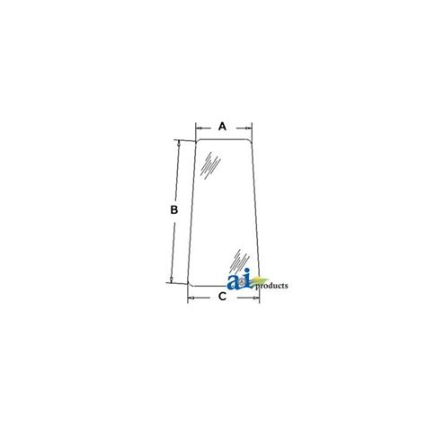 Glass Door Rear Rh Worthington Ag Parts