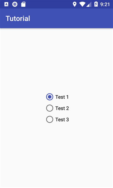 Radiobutton Android Tools