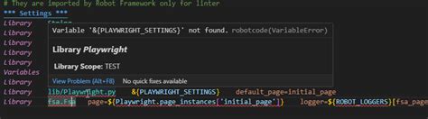 Robot Code Vscode Library Autocompletion Is Disabled If Linter Reports Errors Extensions