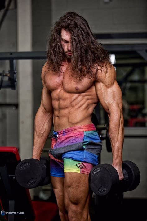 Sauliussungis Long Hair Beard Long Hair Styles Men Body Builder