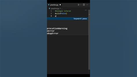 1false Boolean Literal Python Pythoncode Code Developer Youtube