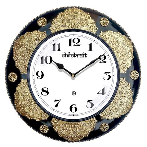 Shilpkraft Festival Wooden Brass Wall Clock At Rs 599 In Jodhpur Id 2851073974430