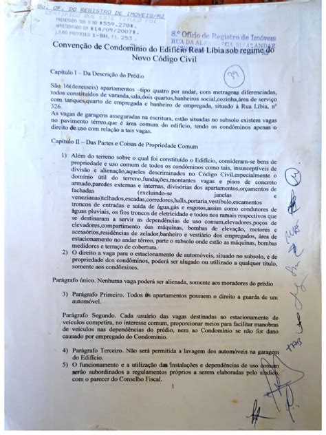 Convenção De Condomínio Pdf