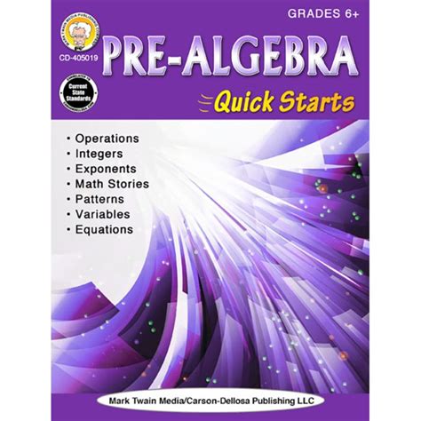 Pre Algebra Quick Starts