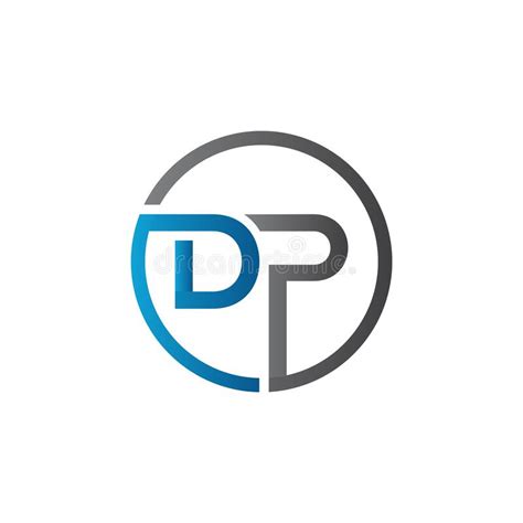 Initial Dp Letter Logo With Creative Modern Business Typography Vector