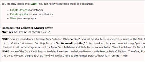 when remote poller is in offline mode data is written to more tables