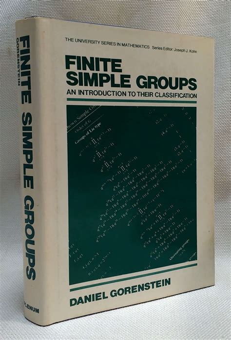 Finite Simple Groups An Introduction To Their Classification