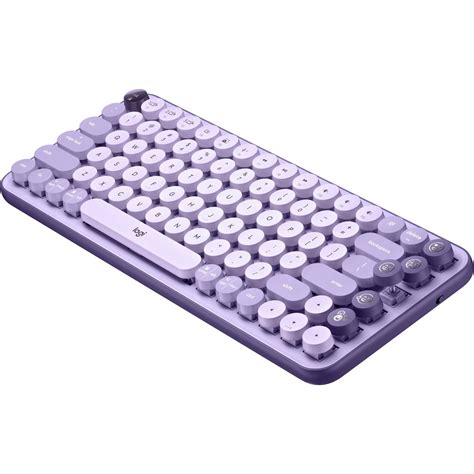 Logitech POP Keys Wireless Mechanical Keyboard With Emoji Keys Cosmos Lavender JB Hi Fi