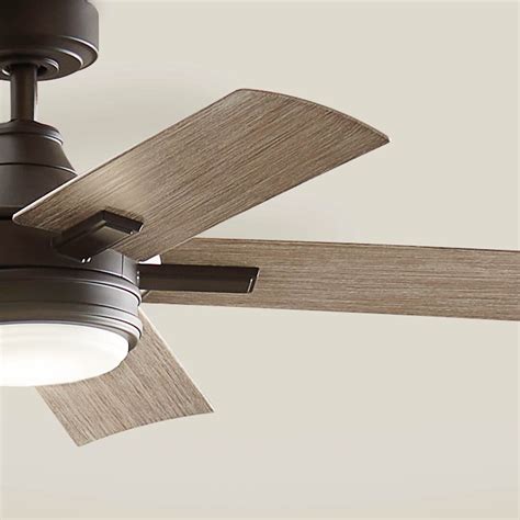 Kichler Tide 52 In Integrated Led Outdoor Olde Bronze With Weathered