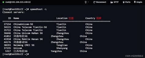 一招教你在linux命令行下测网速linux 查看网络下载速度 Csdn博客