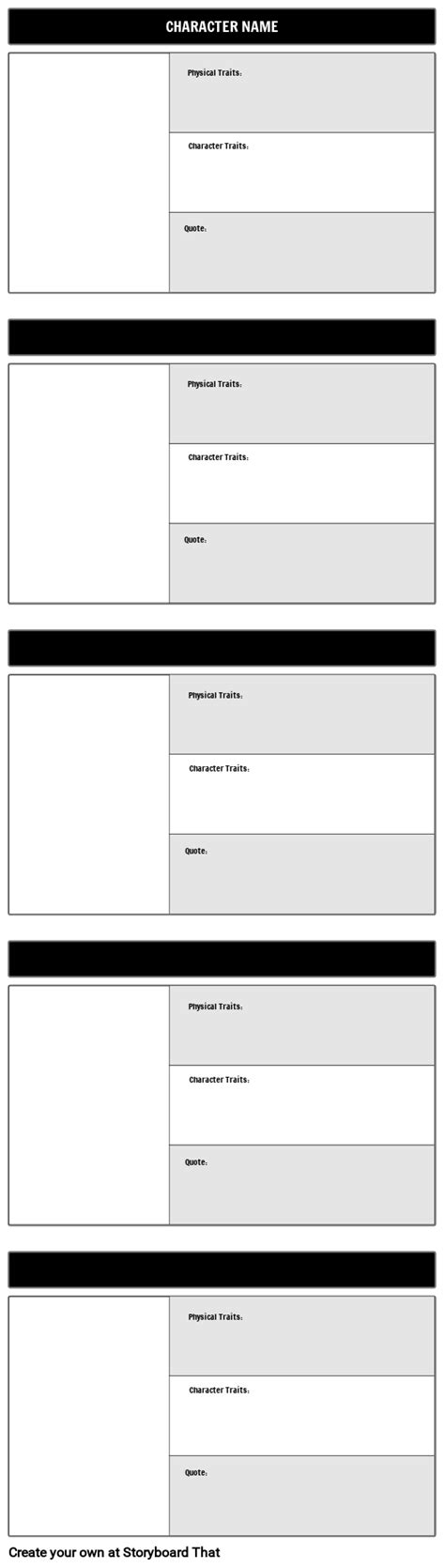 Šablona mapy znaků 16x9 Storyboard por cs examples
