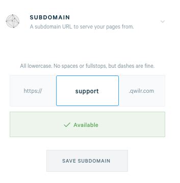 Setting Up A Custom Subdomain Qwilr Help Center