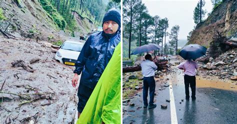 Cloudburst In Uttarakhand Yamunotri Badrinath Highways Blocked Due To