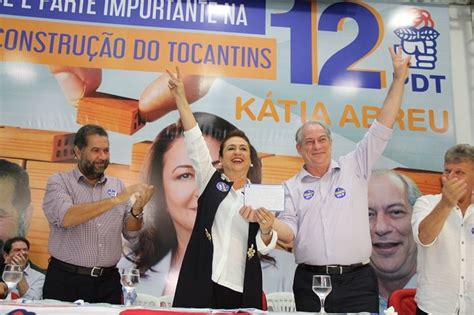 Filiada ao PDT Kátia Abreu diz que TO não será o estado da boquinha Folha do Bico