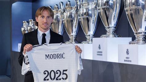 Luka Modric Extiende Su Contrato Con El Real Madrid Hasta 2025