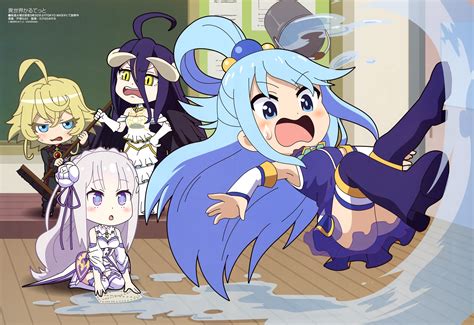 異世界かるてっと この素晴らしい世界に祝福を オーバーロード 幼女戦記 Re ゼロから始める異世界生活【アルベド アクア（この素晴らしい世界