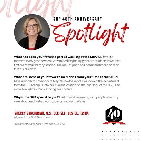 Ttuhsc School Of Health Professions On Linkedin Shp40