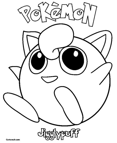 Folhas De Pokémon Jigglypuff Para Colorir Páginas Para Colorir