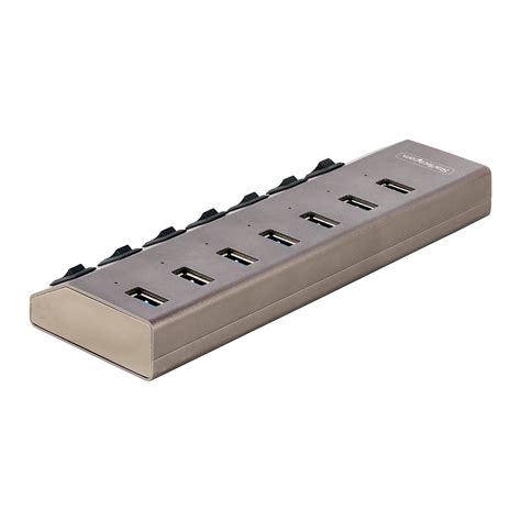 5g7aibs Usb Hub Eu 7 Port Self Powered Usb C Hub With Individual On