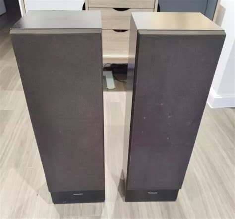 Technics Sb T10 2 Way Floorstanding Speakers Dark Rosewood Vintage Hifi