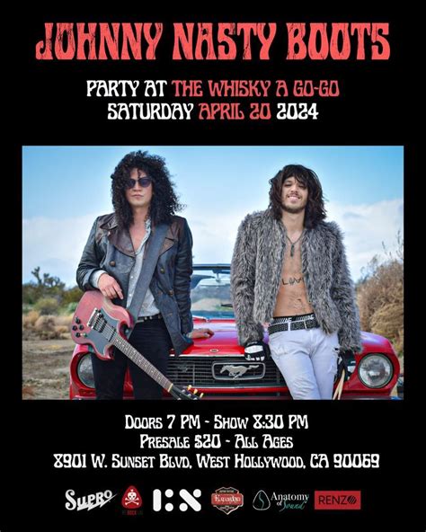 Johnny Nasty Boots Whisky A Go Go Whisky A Go Go West Hollywood 20
