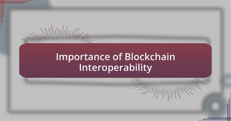My Thoughts On Blockchain Interoperability Mitzo Sg