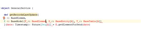 Can I Do A Scala Method That Takes A Simple Generic Type That Have