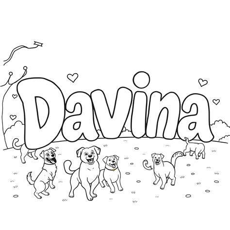 2 Best Davina Coloring Pages Free Printable Pdfs