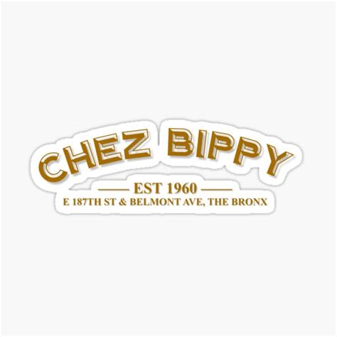 Chez Bippy Sticker For Sale By Bethleo Redbubble