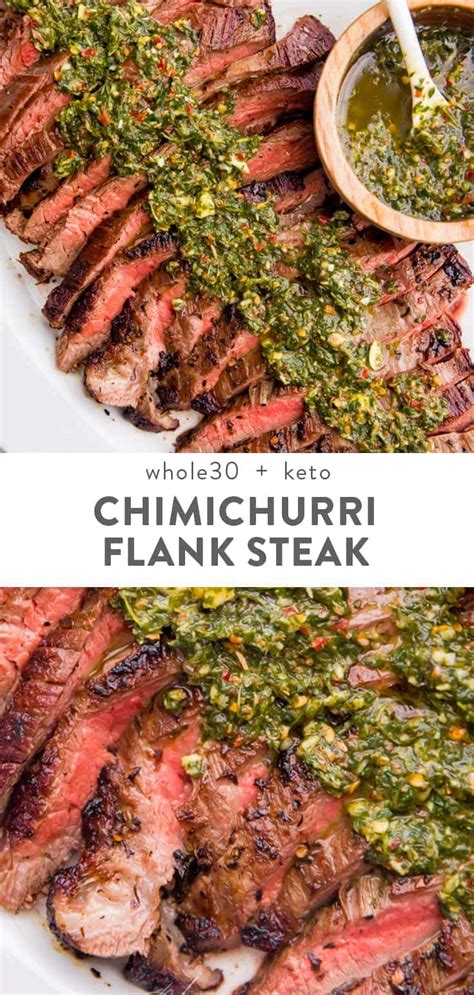 Chimichurri Flank Steak 40 Aprons