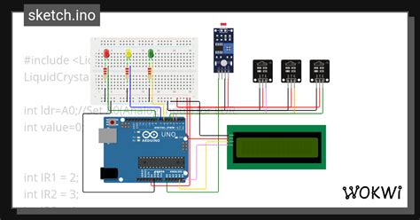 Running Light With Lcdi2c Wokwi Esp32 Stm32 Arduino Simulator
