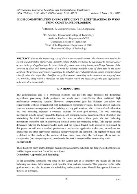 Pdf High Communication Energy Efficient Target Tracking In Wsns Using Constrained Flooding