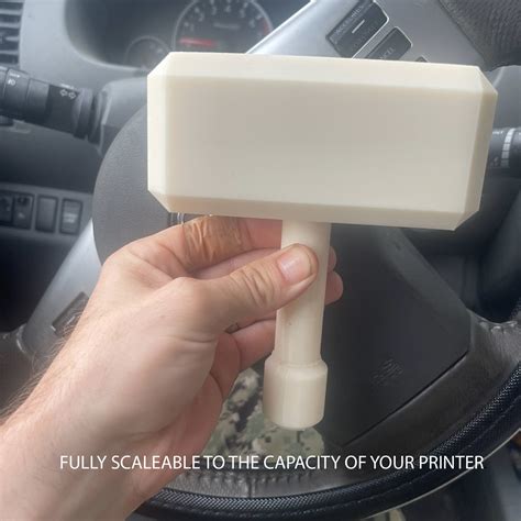 Thors Hammer Stl Digital Download Etsy